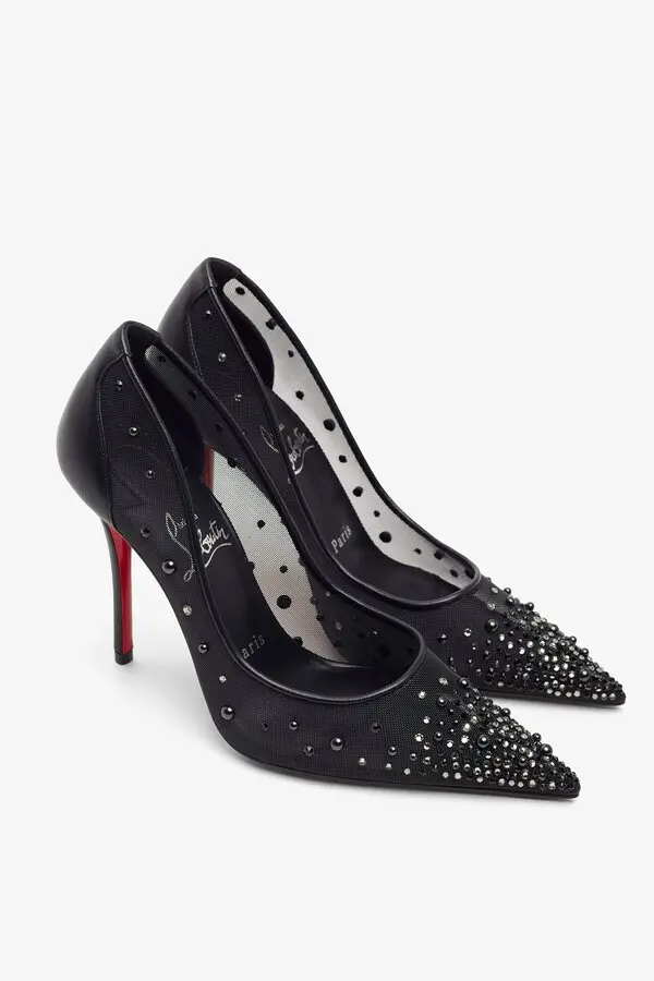 CHRISTIAN LOUBOUTIN Miss Z 100 Degrastass Pumps - Black
