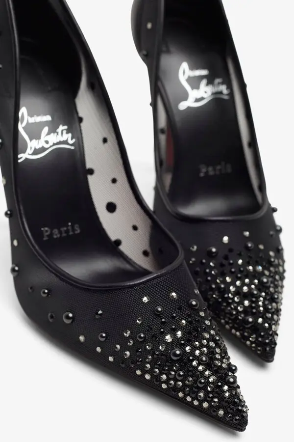 CHRISTIAN LOUBOUTIN Miss Z 100 Degrastass Pumps - Black