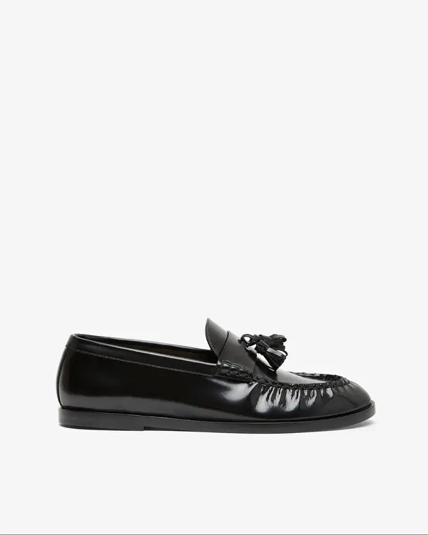 THE ROW Polished Leather Loafer