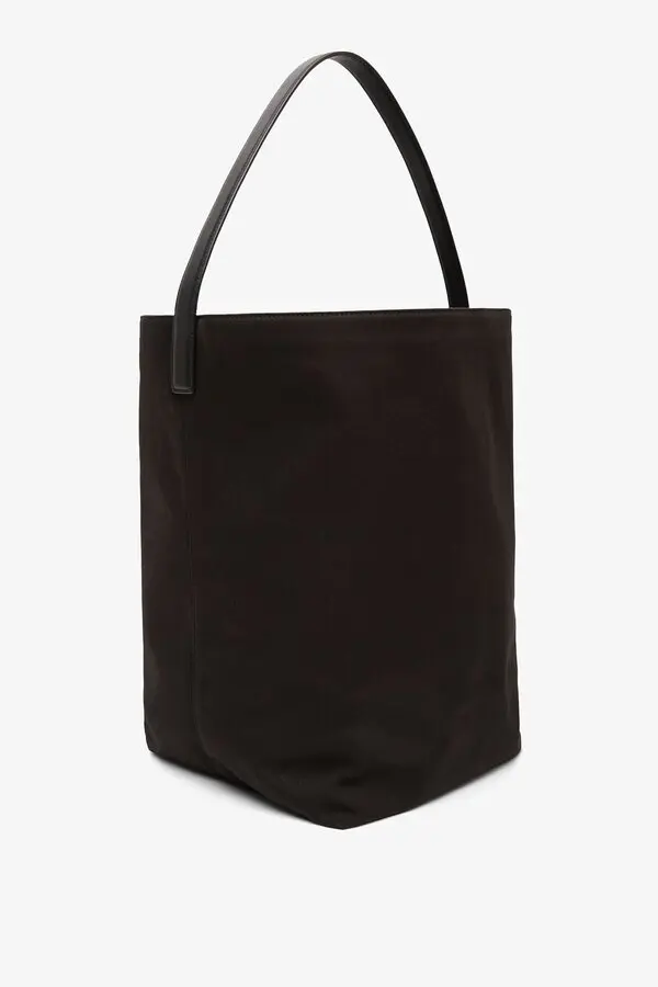 THE ROW Large N/s Canvas Tote Bag - Black
