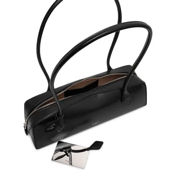Alaïa Le Teckel Leather Bag - Black