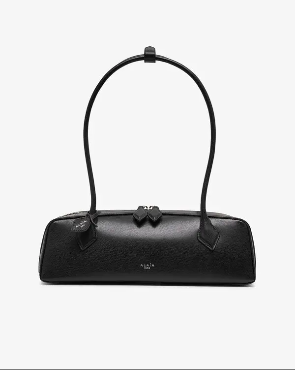 Alaïa Le Teckel Leather Bag - Ebony
