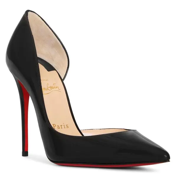 CHRISTIAN LOUBOUTIN Iriza 100 Patent Pumps - Black