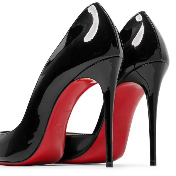 CHRISTIAN LOUBOUTIN Iriza 100 Patent Pumps - Black