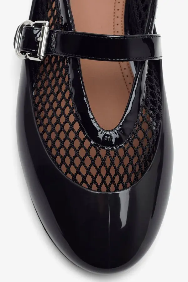 Alaïa Rubber Ballet Flats - Black