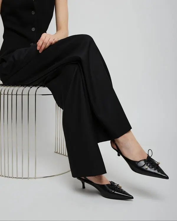 Givenchy Leather Slingbacks