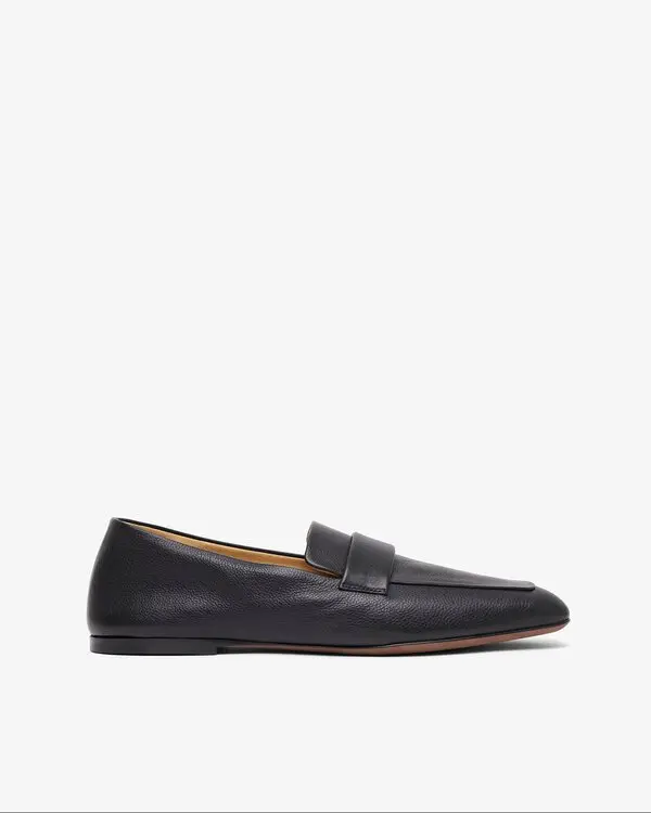 THE ROW Square Loafers - Black
