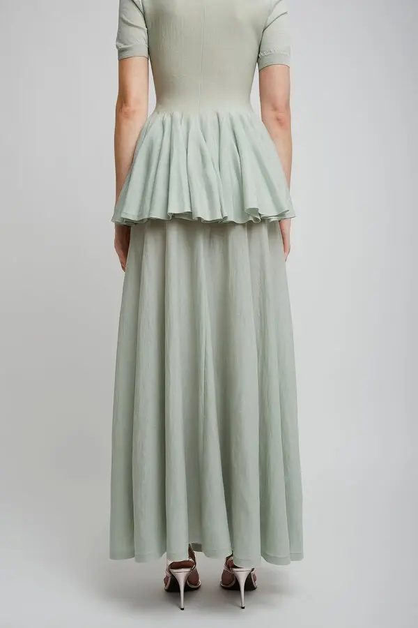 Alaïa Maxi Skirt - Blue