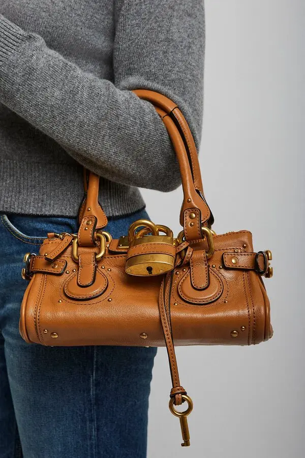 Chloé Paddington Small Leather Bag - Brown