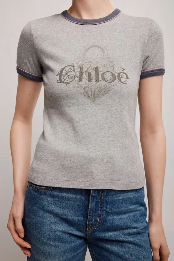 Chloé Crew-neck Baby Fit T-shirt