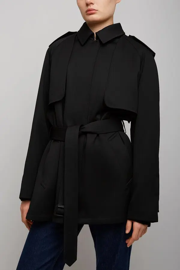 THE ROW Usuaia Wool Jacket - Black