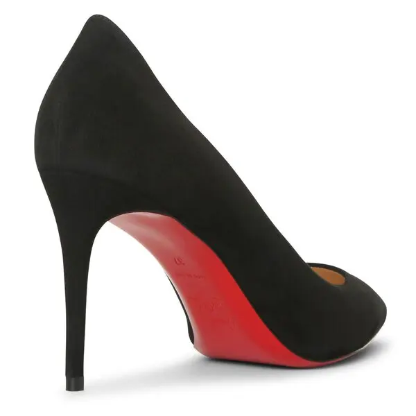CHRISTIAN LOUBOUTIN Kate 85 Suede Pumps - Black