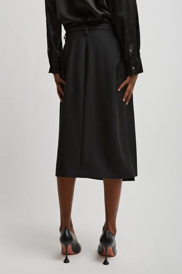 THE ROW Azarion Silk Twill Skirt