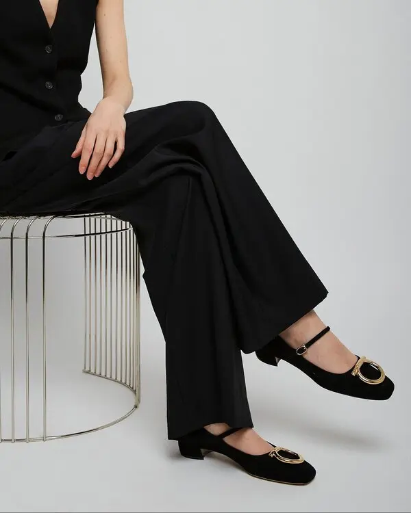 FERRAGAMO Marry 2 Suede Pumps