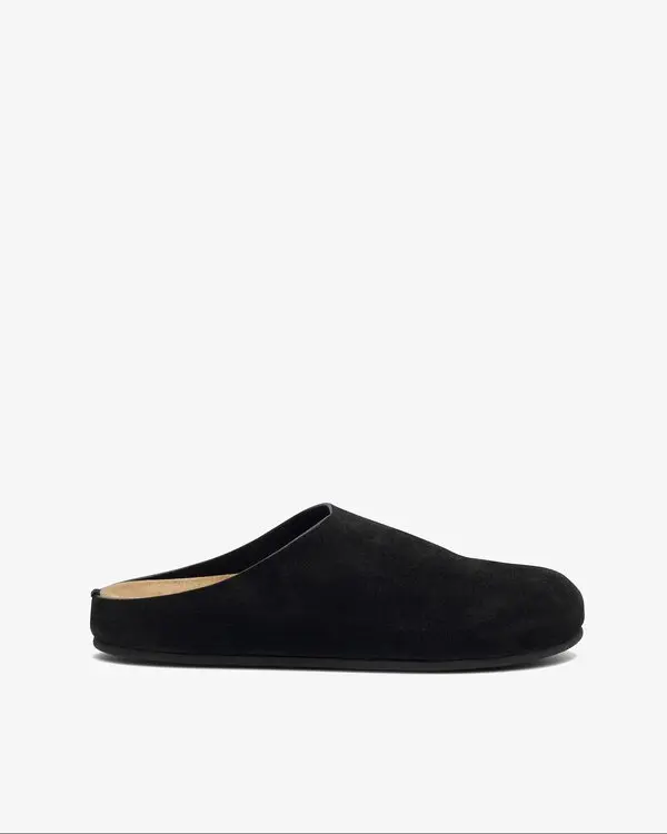 THE ROW Hugo Suede Slides