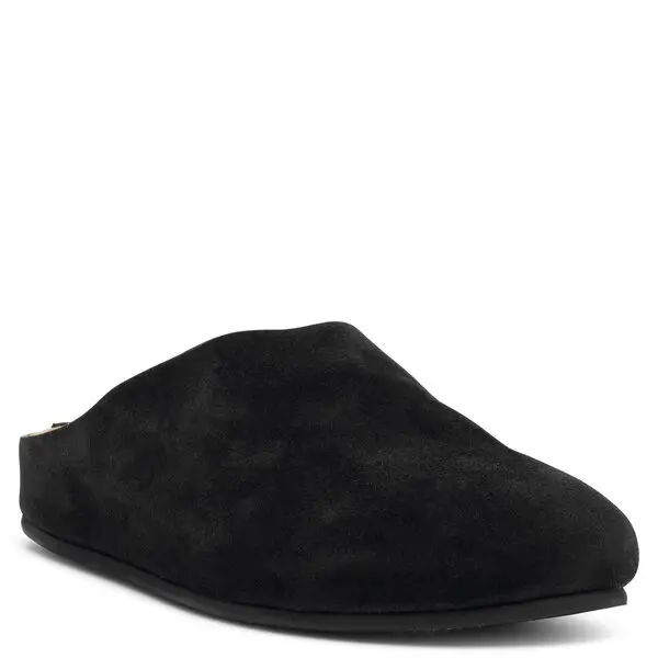 THE ROW Hugo Suede Slides