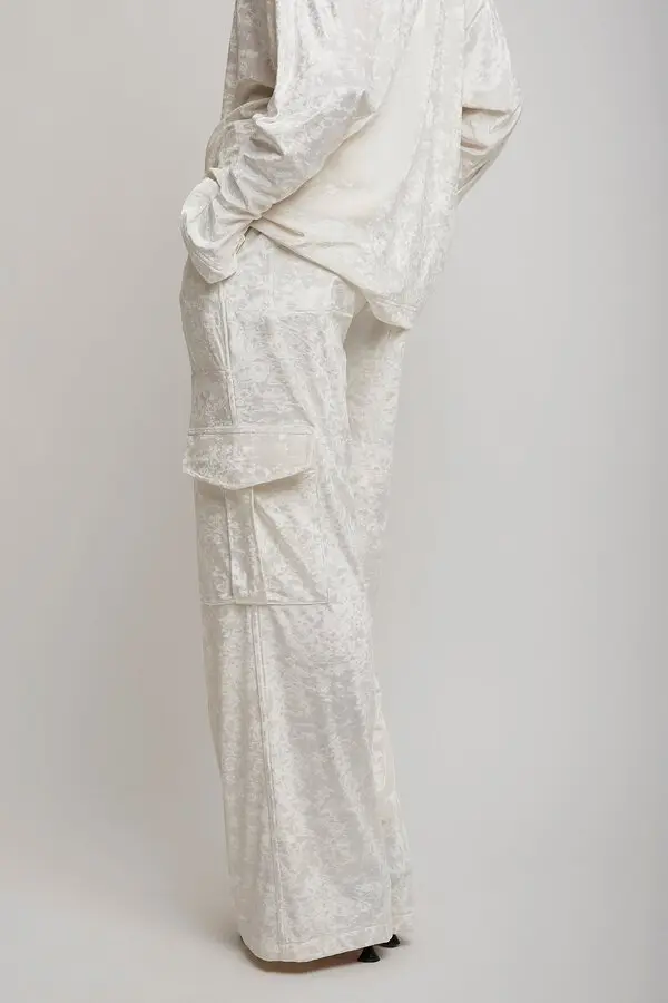 Phoebe Philo Liquid Cargo Trousers