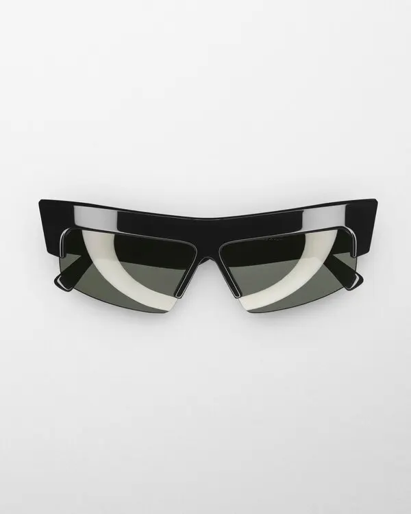 Phoebe Philo Half Cruise Sunglasses - Black