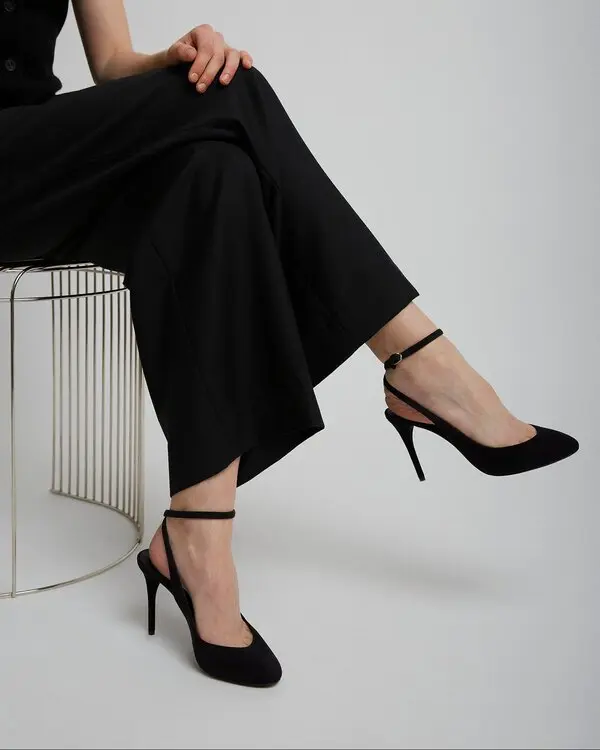 Alaïa Decollete 90 Slingbacks - Black
