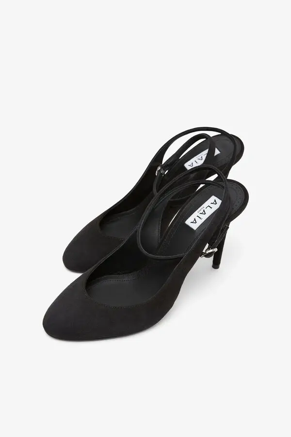 Alaïa Decollete 90 Slingbacks - Black