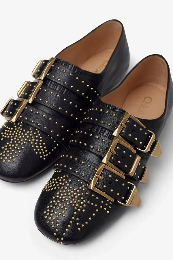 Chloé Susan Flats - Black