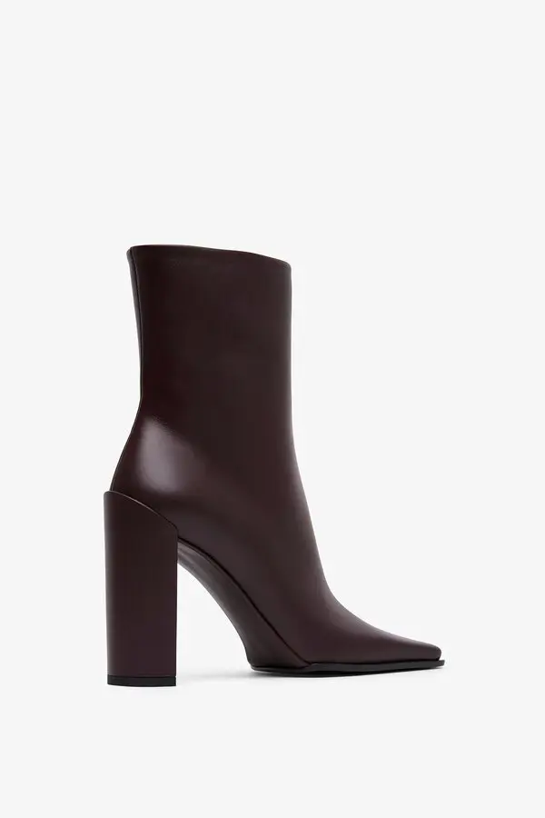 Alaïa Square 90 Ankle Boots - Brown