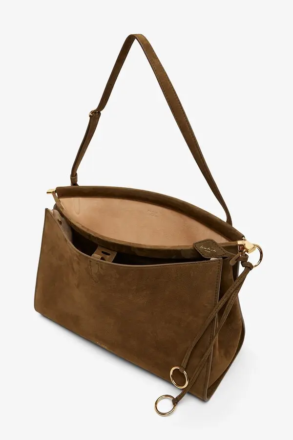 Alaïa Le Click Pocket 35 Shoulder Bag - Green