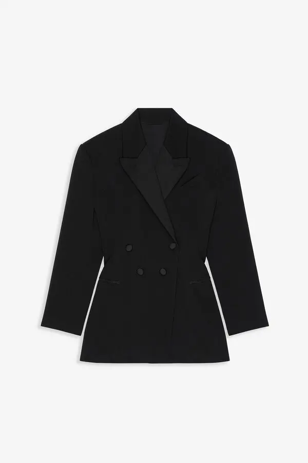 Givenchy Pleated-back Smoking Jacket - Black