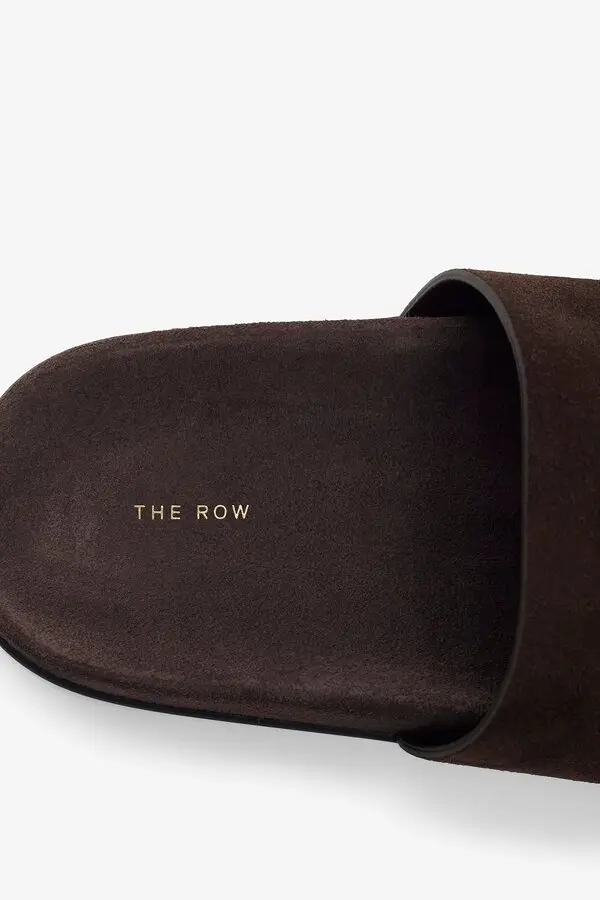 THE ROW Hugh Slides - Brown
