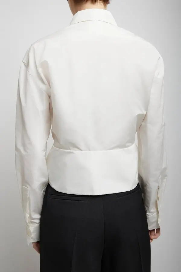Givenchy Wrap Bow Shirt - White