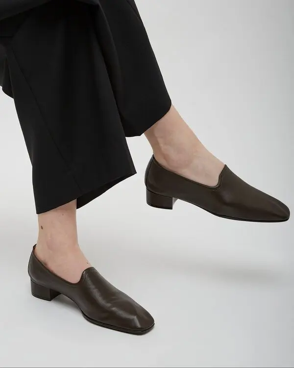 HERBERT LEVINE Soft Touch 30 Leather Loafers - Brown