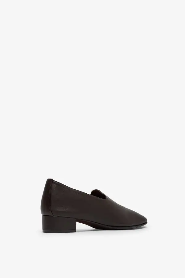 HERBERT LEVINE Soft Touch 30 Leather Loafers - Brown
