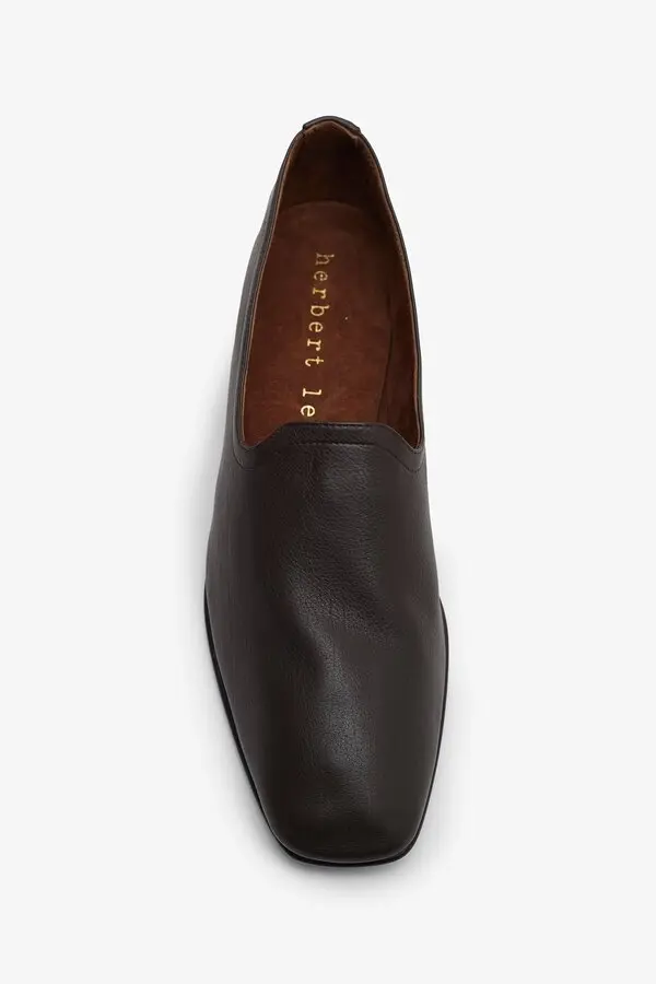 HERBERT LEVINE Soft Touch 30 Leather Loafers - Brown