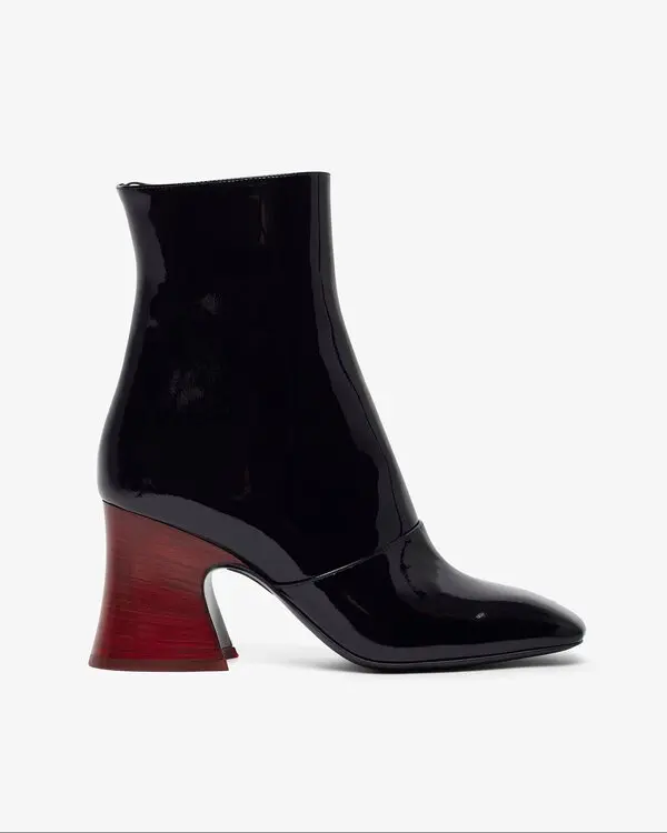 Chloé Janis Patent Ankle Boots - Black