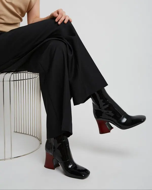 Chloé Janis Patent Ankle Boots