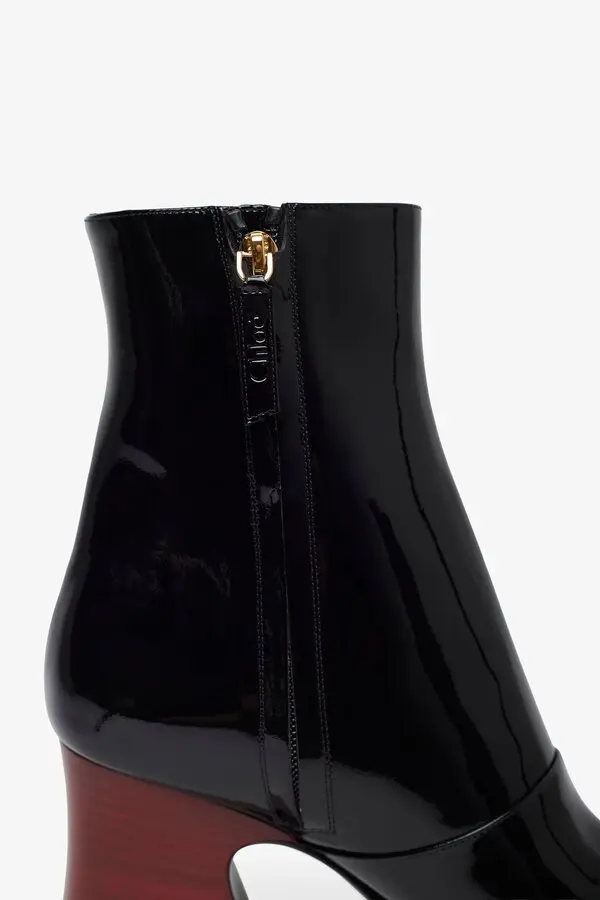 Chloé Janis Patent Ankle Boots