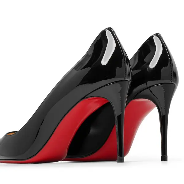 CHRISTIAN LOUBOUTIN Kate 85 Patent Pumps - Black