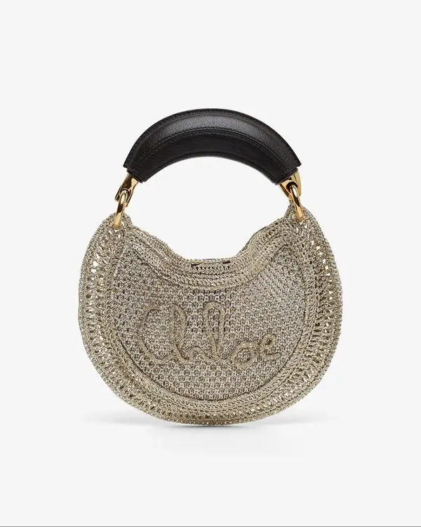 Chloé Summer Banana Mini Bag - Silver