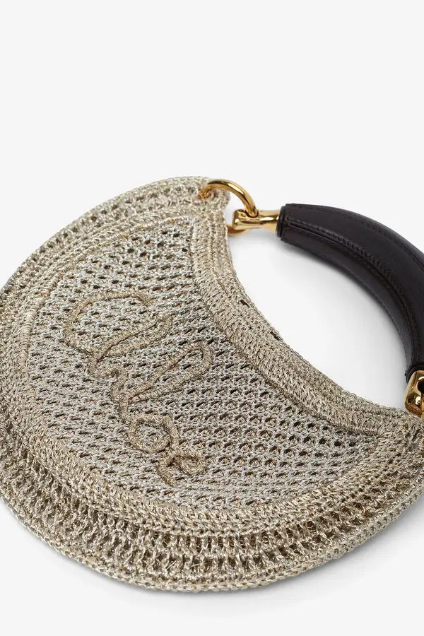 Chloé Summer Banana Mini Bag - Silver