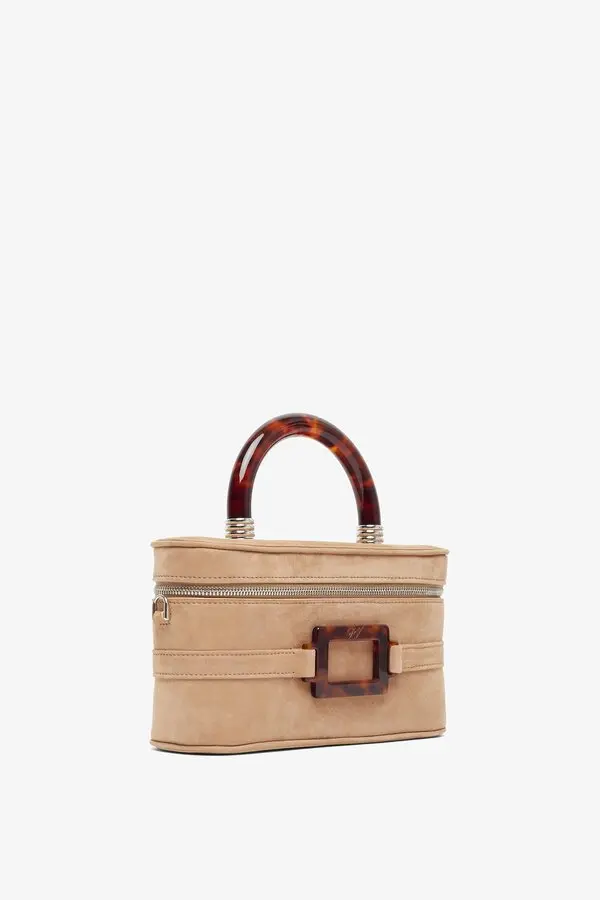 ROGER VIVIER Belle Vivier Vanity Mini Bag - Beige