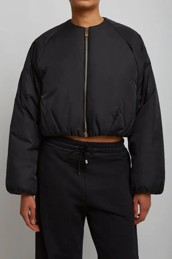 Alaïa Bomber Plié Jacket - Black