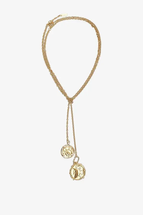 Chloé Vintage Charms Necklace - Gold