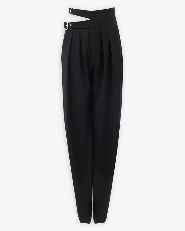 Chloé High-waist Buckled Trousers