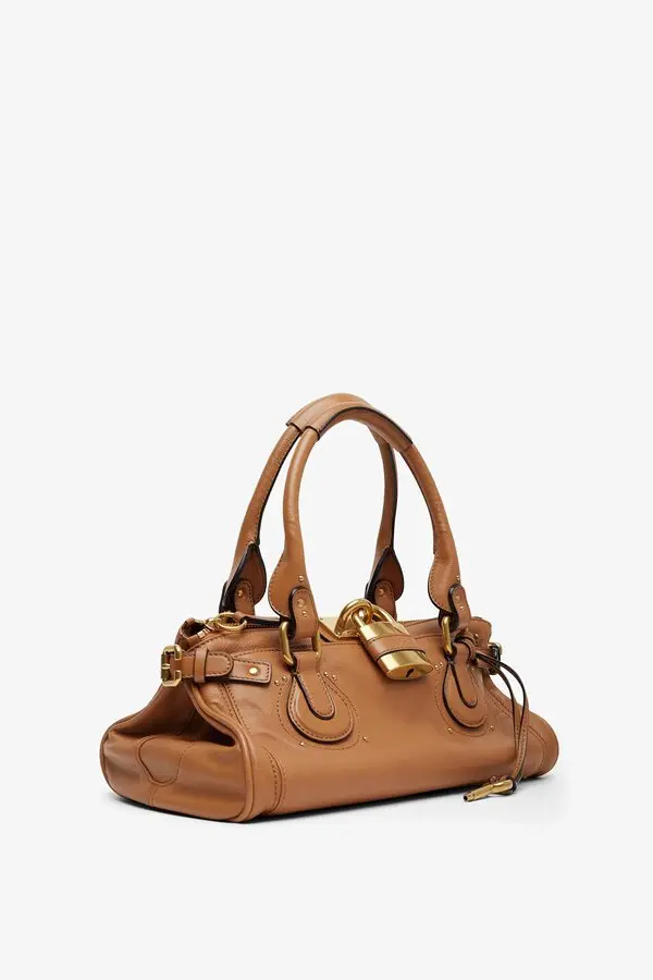Chloé Paddington Leather Shoulder Bag - Brown