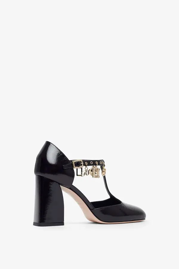 ROGER VIVIER Tres Vivier 85 Pumps With Gold Charms