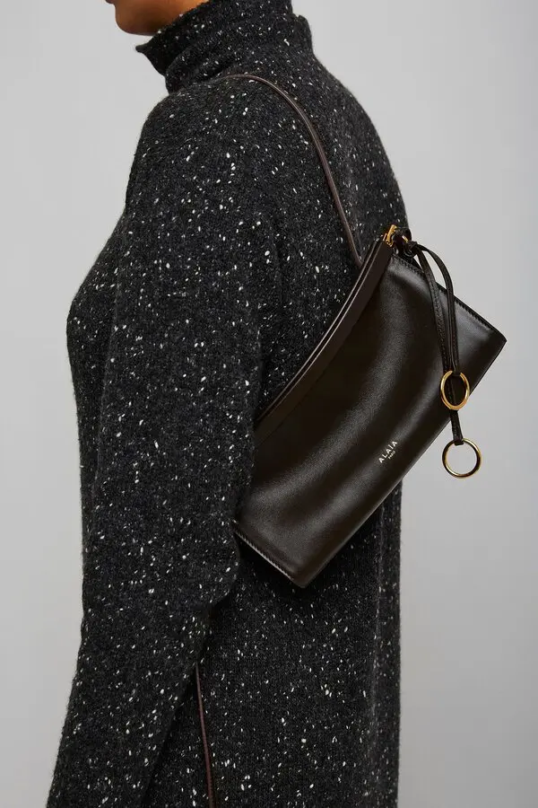 Alaïa Le Click Ew Small Shoulder Bag - Brown