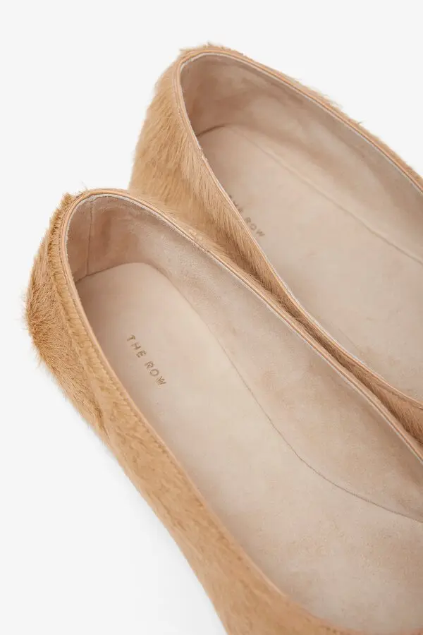 THE ROW Square Ballet Flats - Beige