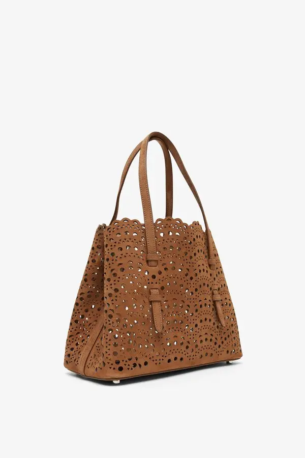 Alaïa Mina 25 Nubuck Tote Bag