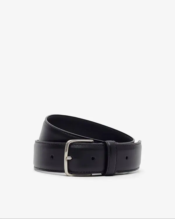 THE ROW Classic Leather Belt - Black