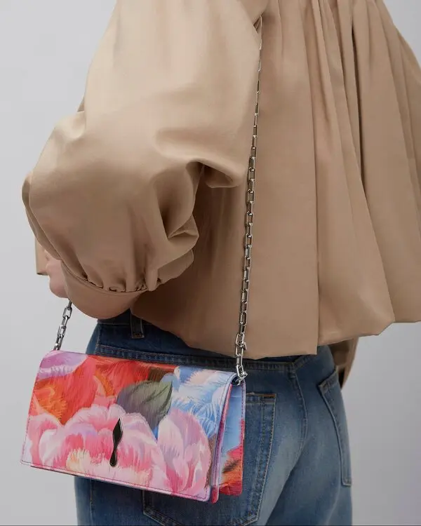CHRISTIAN LOUBOUTIN Bettina Flower Clutch - Multicolor